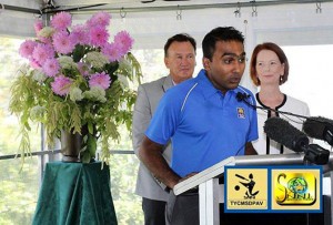 Hon. Julia Gillard, Prime Minister of Australia Host Sri Lankan Cricket ...
