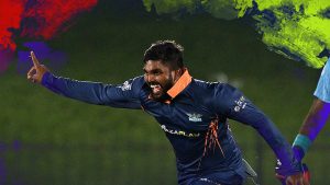 Wanindu Hasaranga takes first ever LPL hat-trick - Sri Lanka