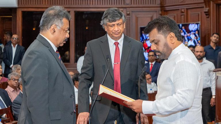 Anura Kumara Dissanayake sworn in as Sri Lanka's 9th Executive ...