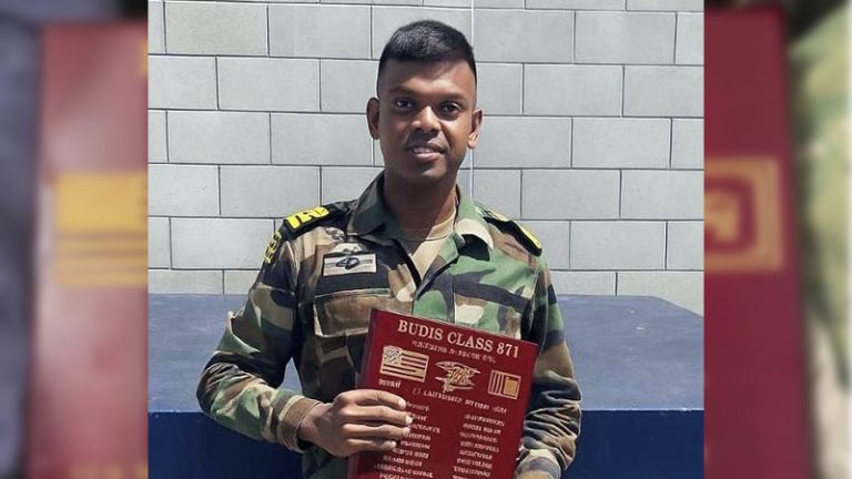 Sri Lankan Navy officer makes history as first to complete U.S. Navy ...