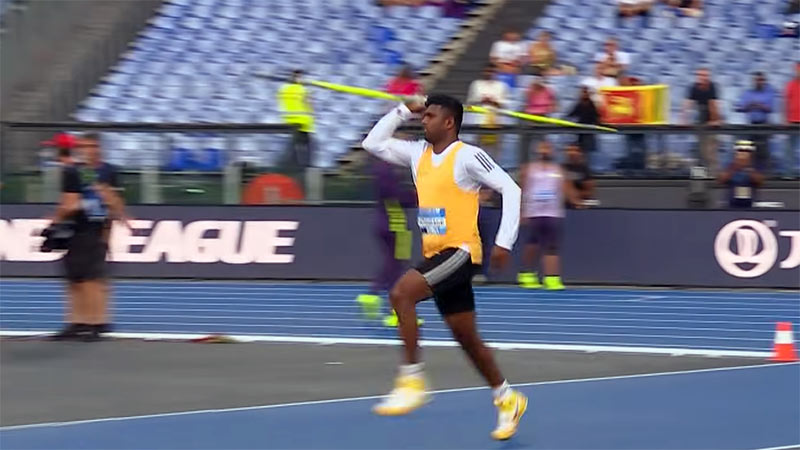 Rumesh Tharanga makes history with 92.62 metres throw | ONLANKA